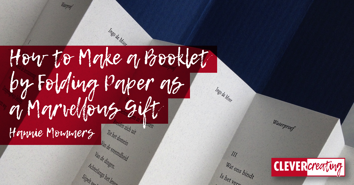 How to Make a Booklet by Folding Paper as a Marvellous Gift